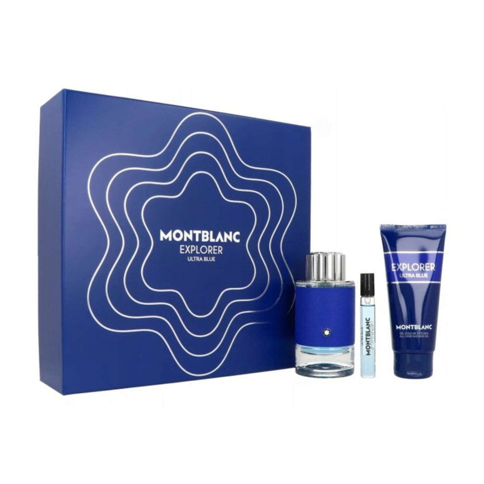 Set Explorer Ultra Blue 3pc For Man Edp 3.3oz Spray – Alberto Cortes ...
