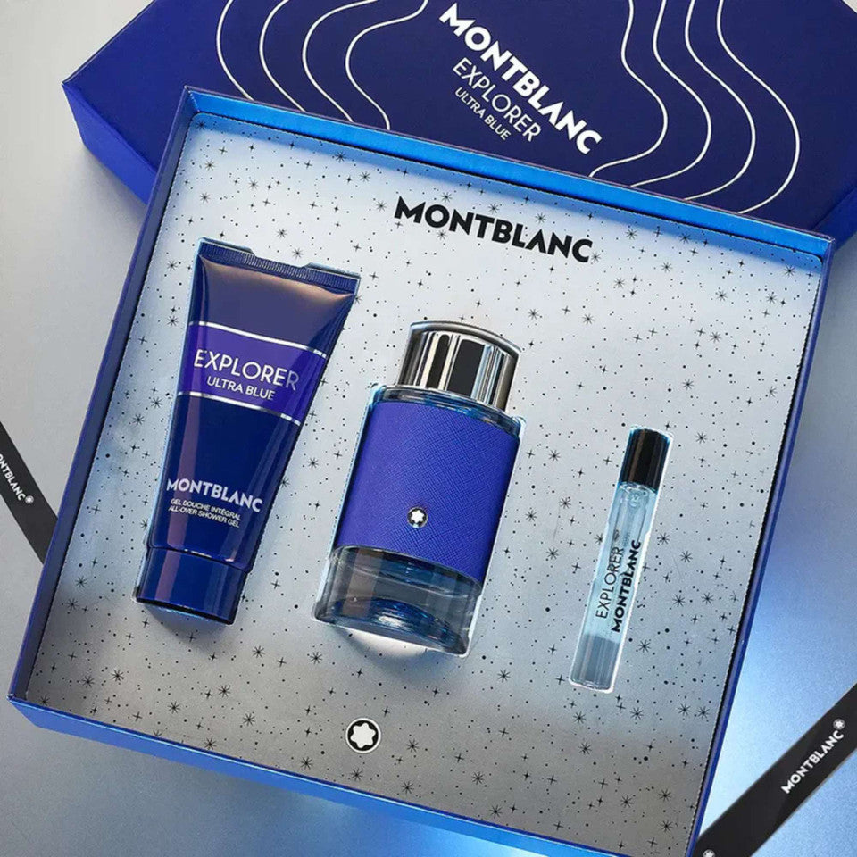 Set Explorer Ultra Blue 3pc For Man Edp 3.3oz Spray – Alberto Cortes ...
