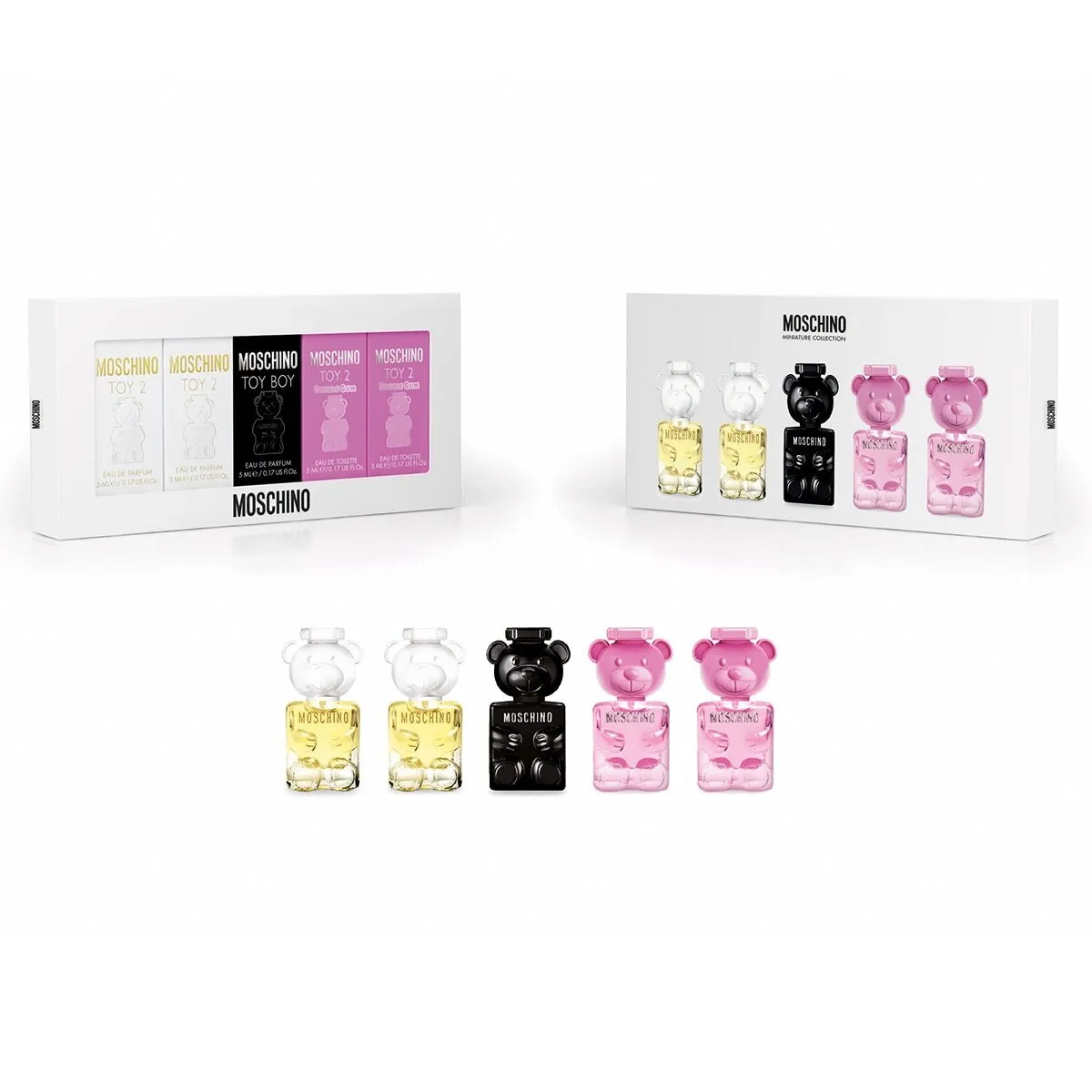 Mini Set Moschino 5 x 0.17oz – Alberto Cortes Cosmetics and Perfumes Inc.