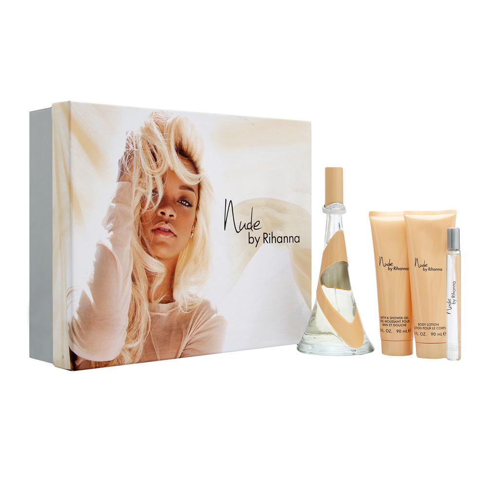 Set Nude by Rihanna 4pc Edp 3.4oz Spray – Alberto Cortes Cosmetics ...