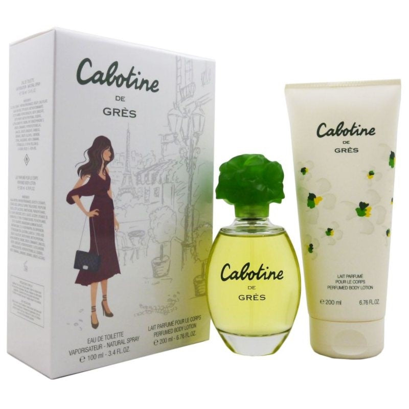Set Cabotine 2pc Edt 3.4 oz + Body Lotion 6.76 oz – Alberto Cortes ...